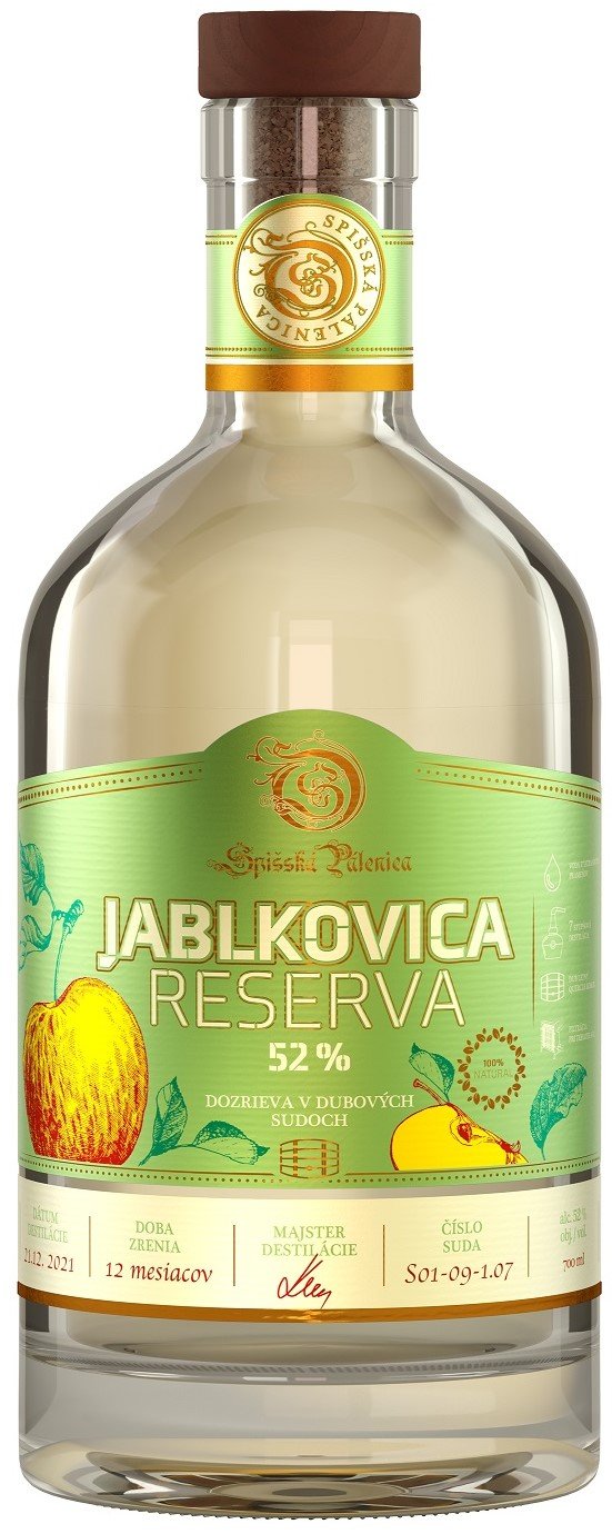 Jablkovica RESERVA 52% 0,7L • 1day.sk
